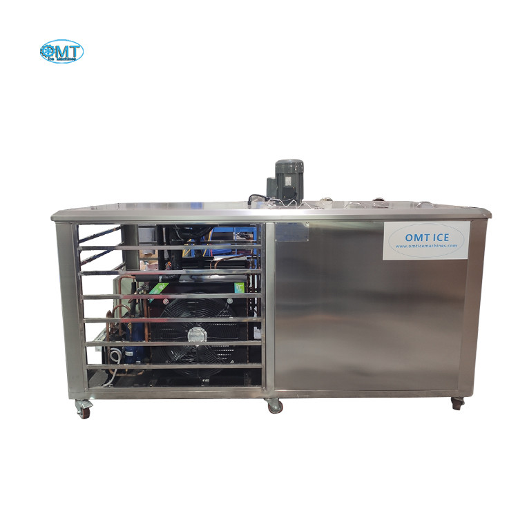 R404a Refrigerant Salt Water Ice Block Machine Auto Industrial Ice ...